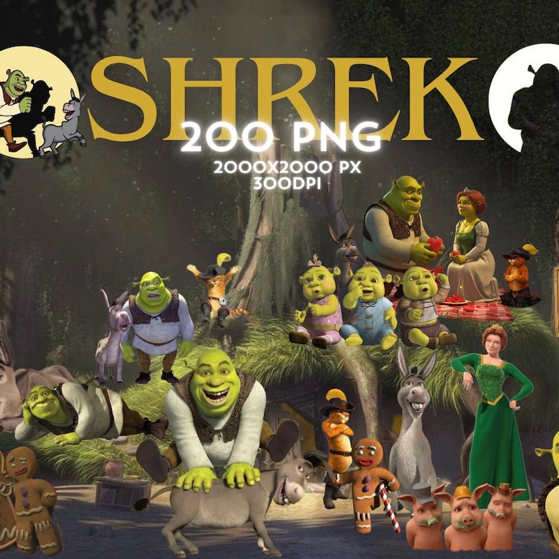 Shrek Svg Cricut Cut - Etsy