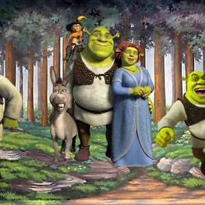 Shrek, Shrek Png File, Png Bundle, Vector, Cricut, Silhouette, Cut ...