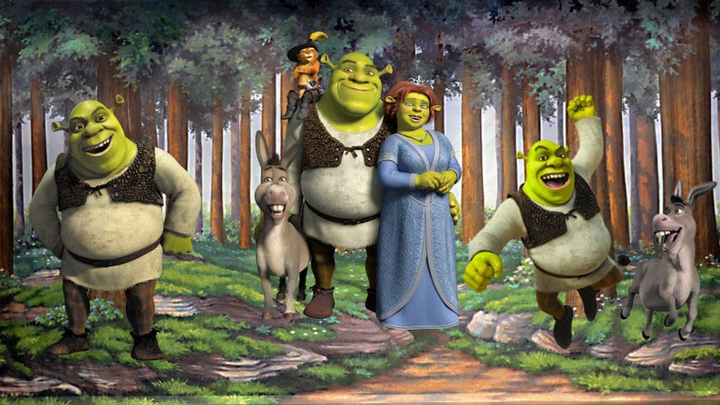 Shrek, Shrek Png File, Png Bundle, Vector, Cricut, Silhouette, Cut ...