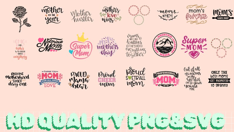 Mothers Day, Mothers Day Png, Mothers Day Svg, Mothers Day Bundle ...