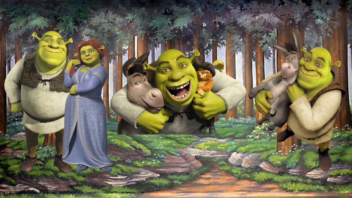 Shrek, Shrek Png File, Png Bundle, Vector, Cricut, Silhouette, Cut ...