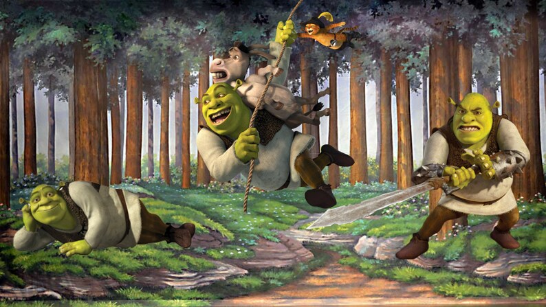 Shrek, Shrek Png File, Png Bundle, Vector, Cricut, Silhouette, Cut ...