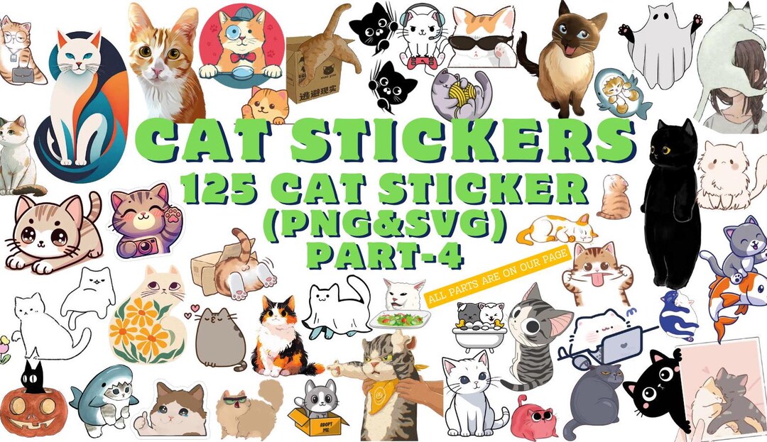 Cats, Cat PNG, Cat SVG, Funny Cats, Cat Love, Mother of Cats, Png and ...