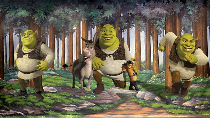 Shrek, Shrek Png File, Png Bundle, Vector, Cricut, Silhouette, Cut ...