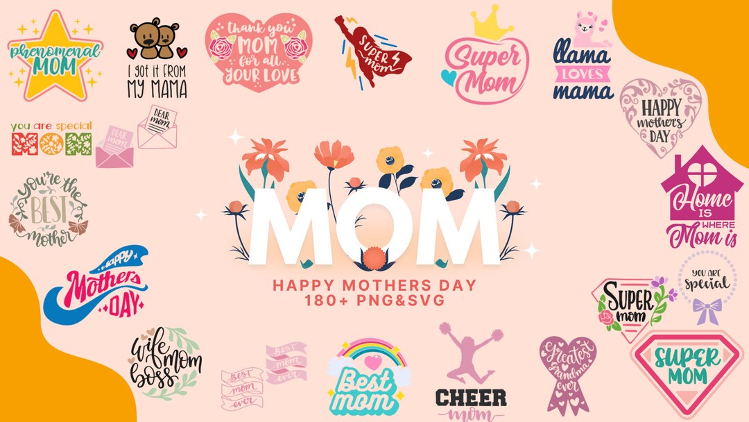 Mothers Day, Mothers Day Png, Mothers Day Svg, Mothers Day Bundle ...