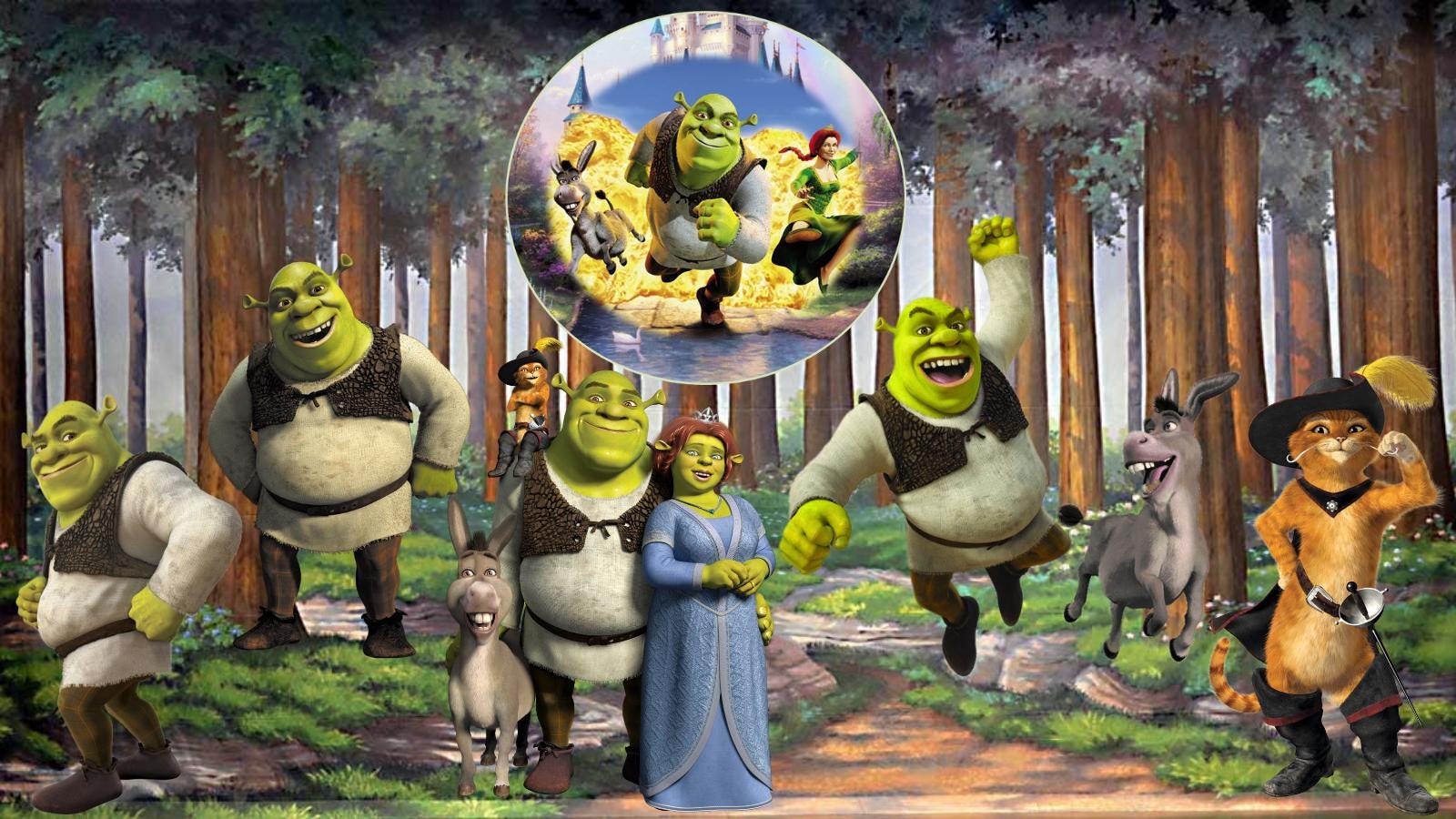 Shrek, Png Bundle, Shrek Png, Vector, Cricut, Silhouette, Cut Files ...