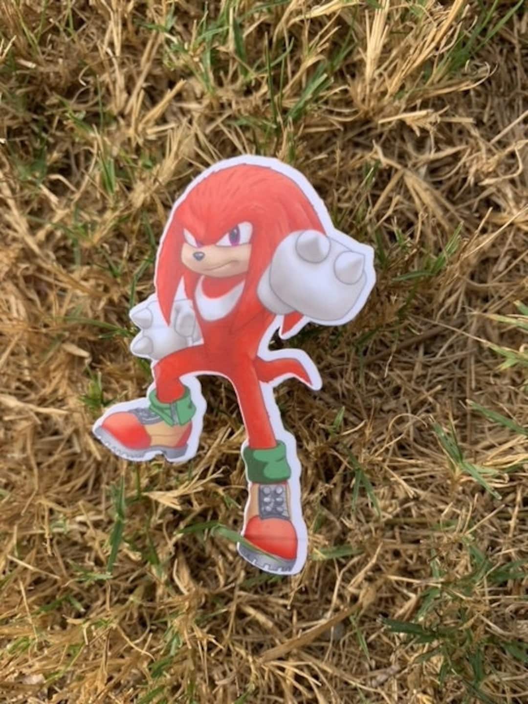 Knuckles the Ecidna movie Edition Waterproof Sticker - Etsy
