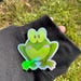 Cute Frog Sticker | Holographic Sticker - Etsy