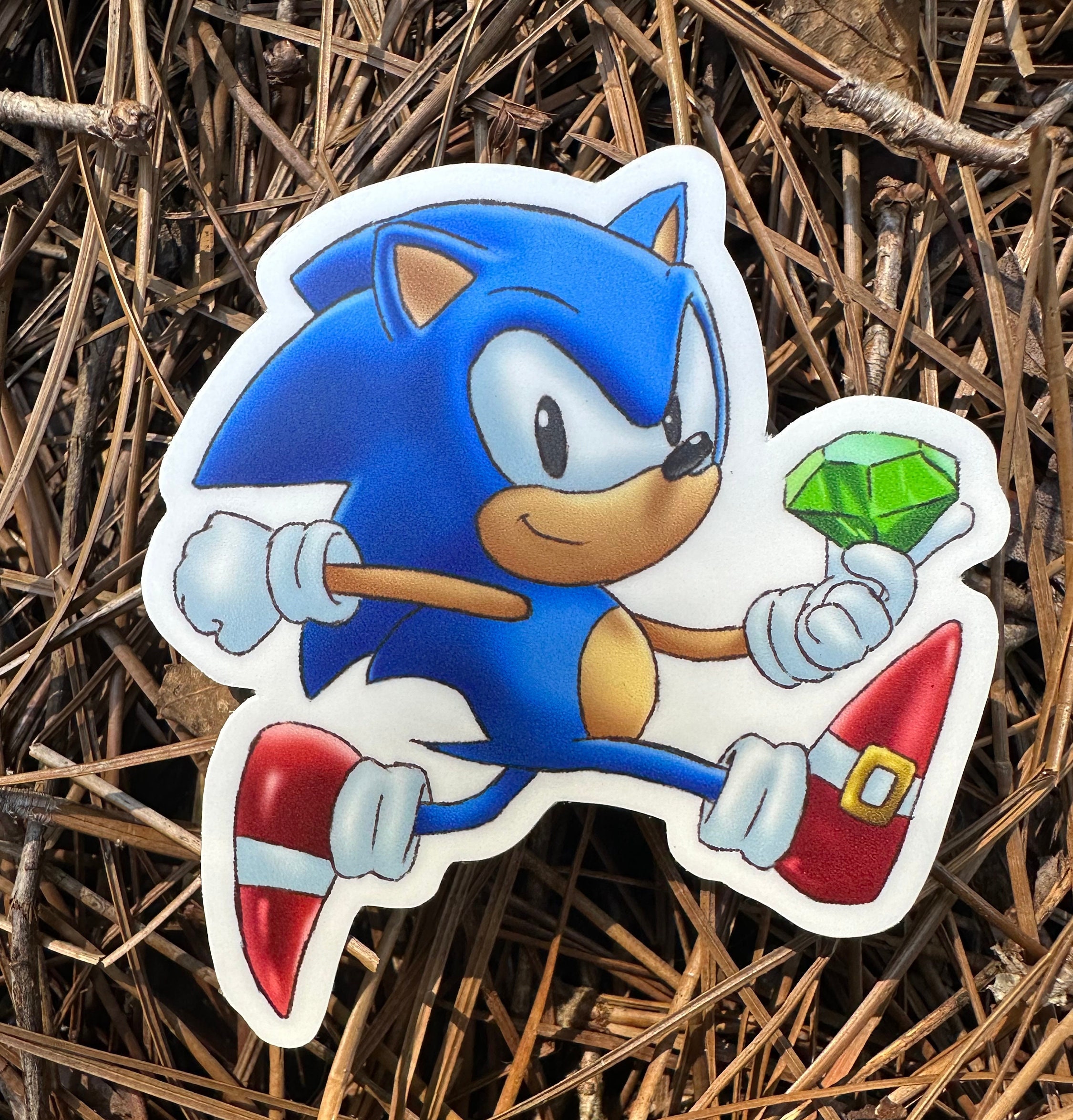 Classic Sonic Vinyl Sticker/ Die Cut Sticker - Etsy