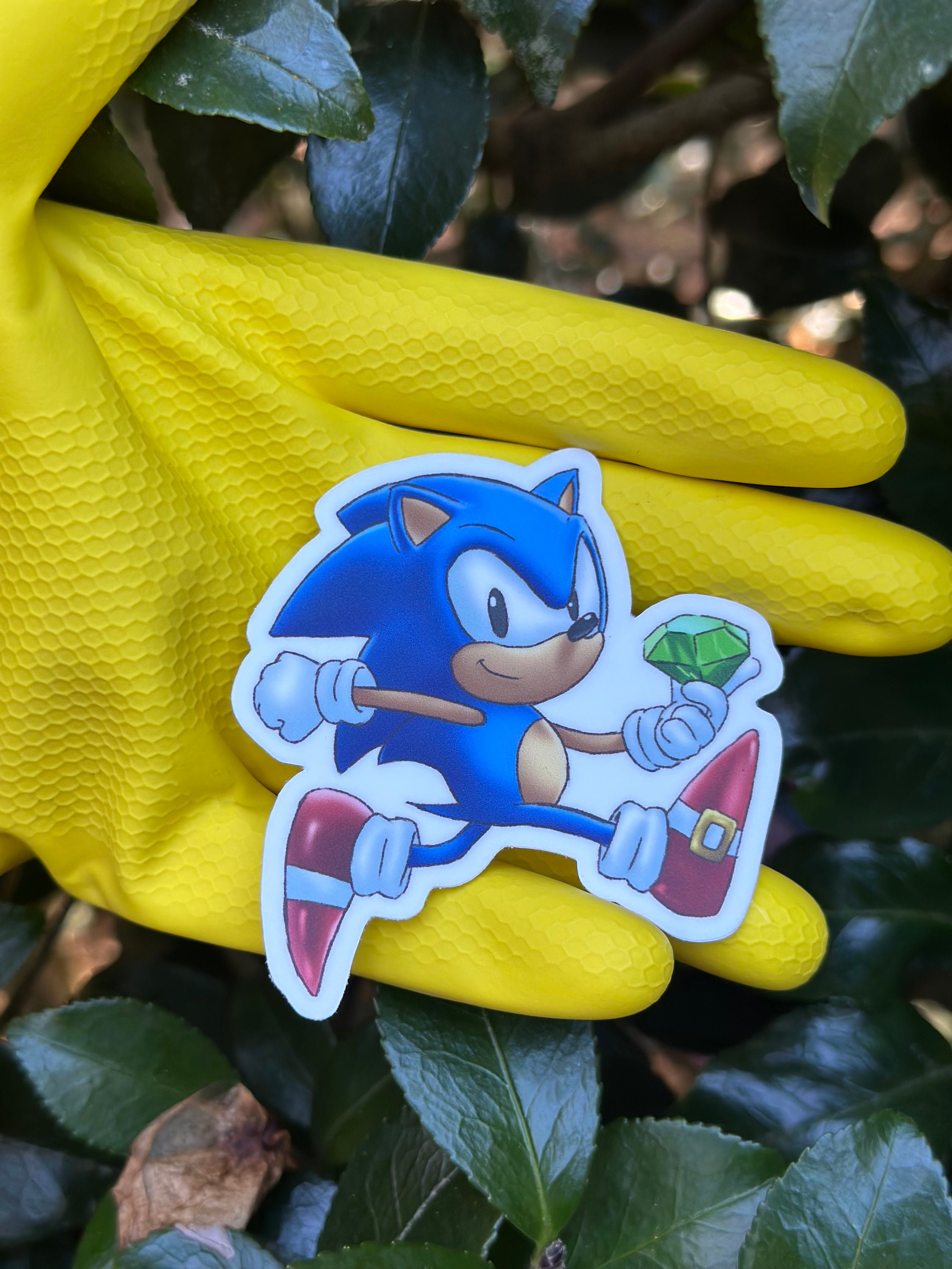 Classic Sonic Vinyl Sticker/ Die Cut Sticker - Etsy