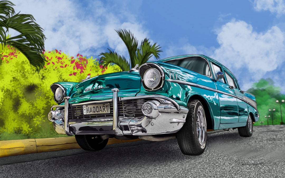 Vintage Chevy Print - Etsy