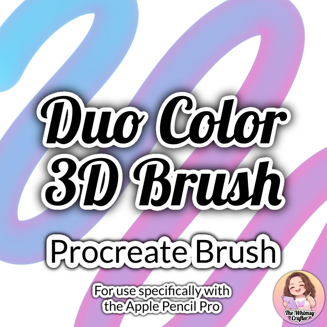 Duo Color 3D Procreate Brush, Color Shifting (digital Download) - Etsy