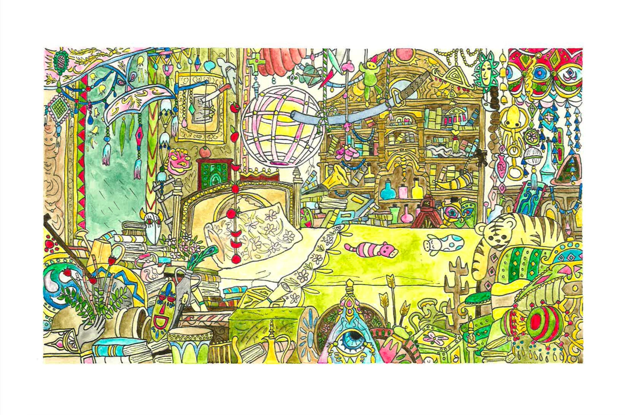 Studio Ghibli Howl's Moving Castle - Howl's Room Art Print - Etsy