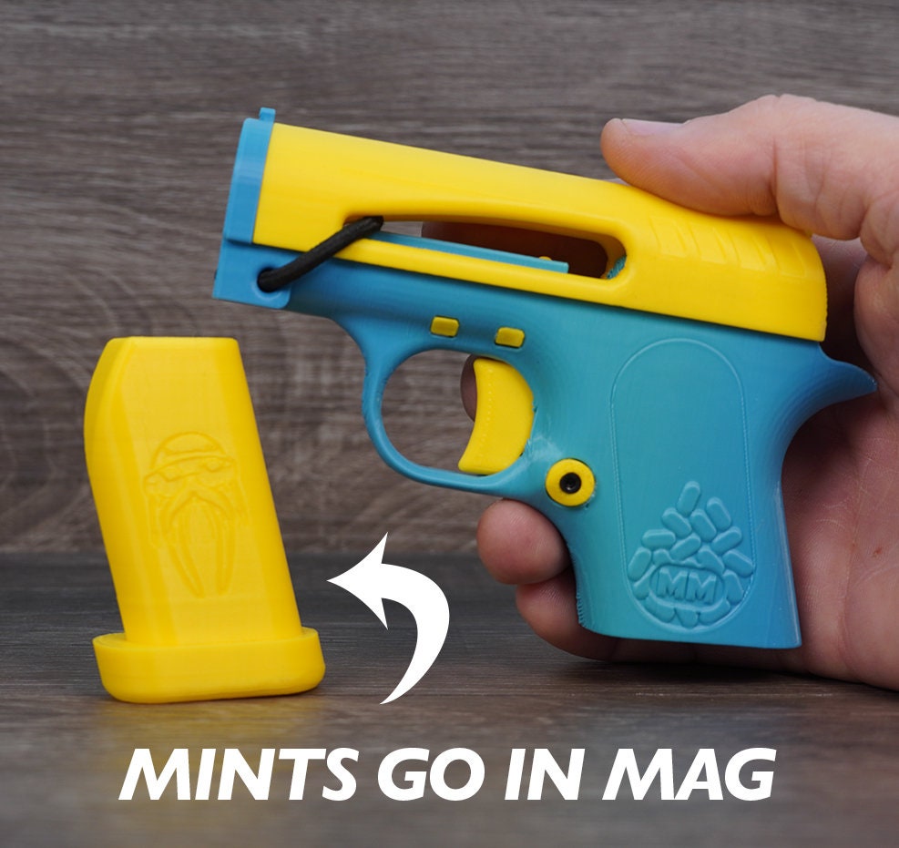 Minimint Nerf Blaster Mint Case Holds Your Mints & Shoots REAL Nerf ...
