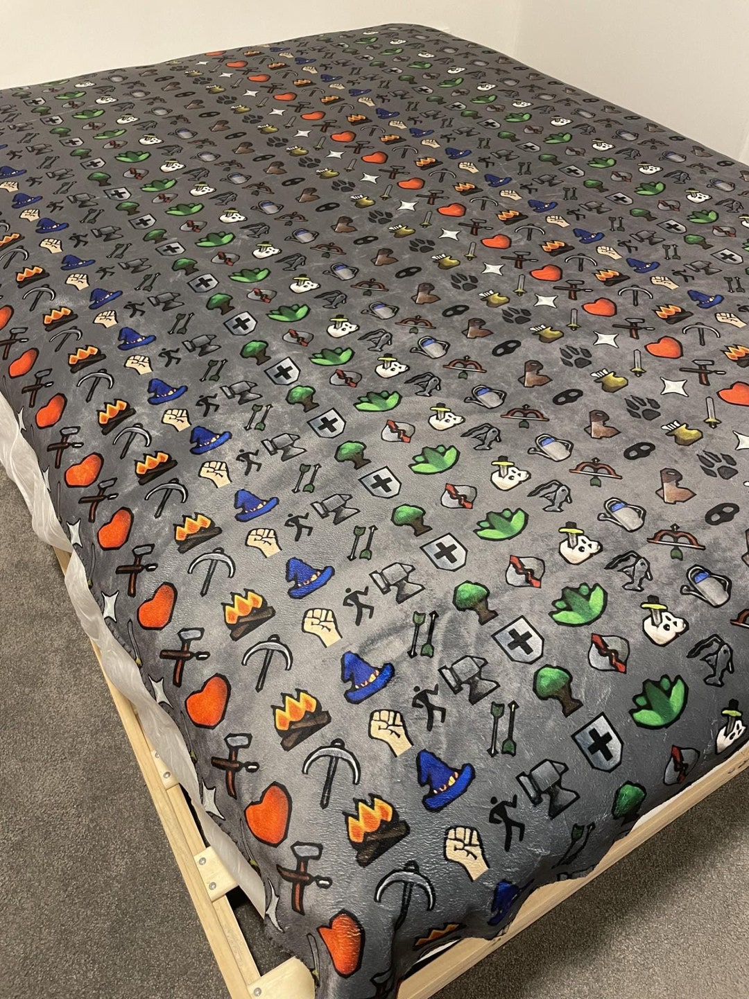 Quality Old School Runescape Skills Soft Polyester Sublimated Sherpa ...