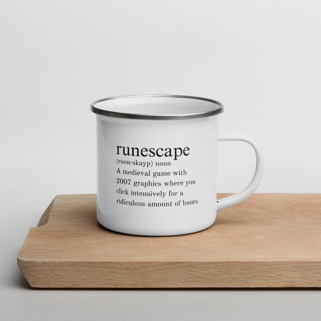 SARCASTIC Runescape Mug Gift Idea, Old School Runescape 2007 Mug Gifts ...