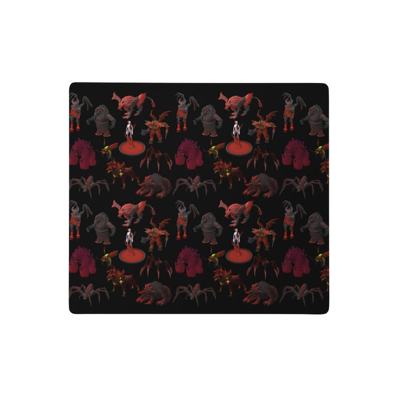 Old School Runescape Red Boss Large Mousepad, Runescape Gift Idea ...