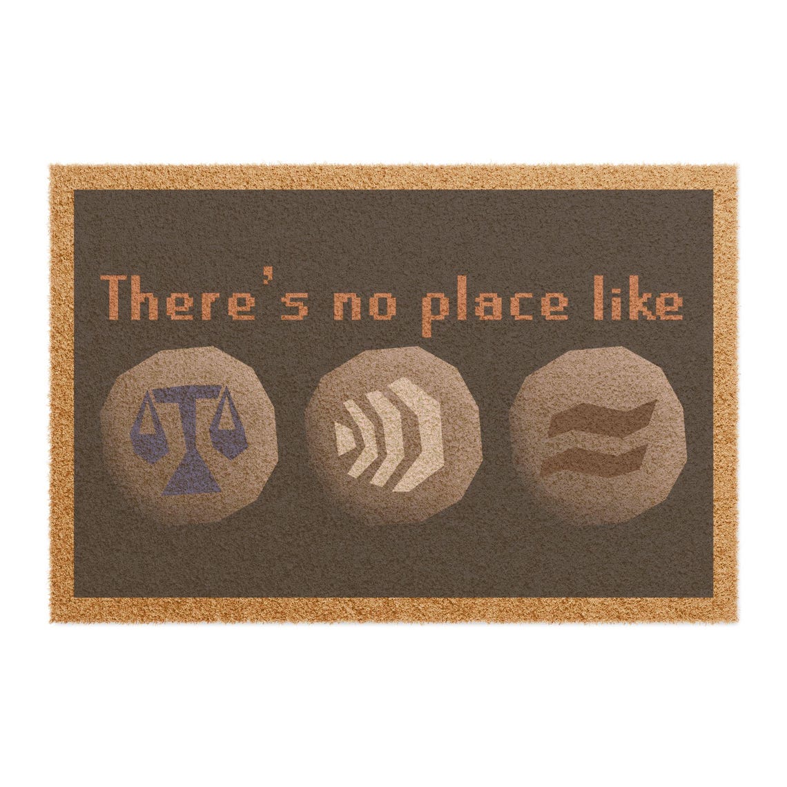 Runescape There's No Place Like Home Doormat, OSRS Homeware House Gift ...