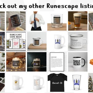 Runescape Tea Right Click Cup, Mug Gift Idea, Old School Runescape ...
