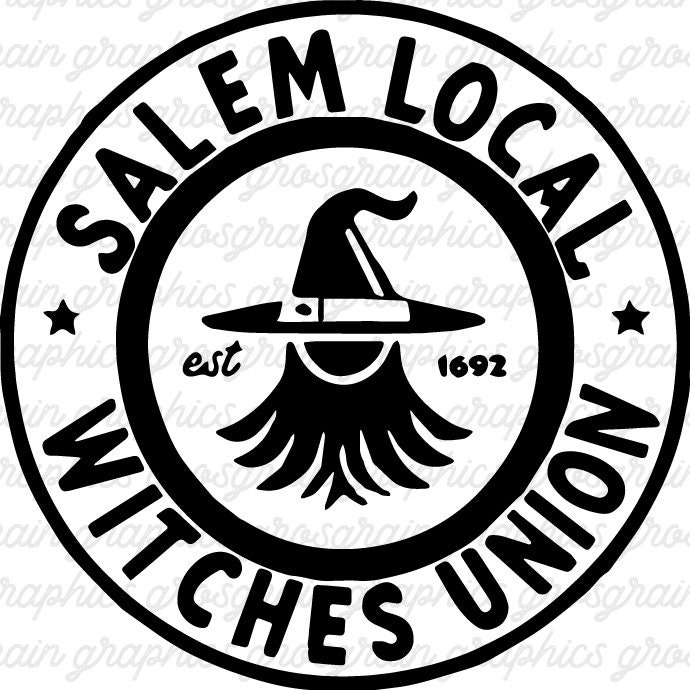 Salam Witches Union, PNG, SVG, Dxf, DTF, Funny, Tshirt, Halloween ...