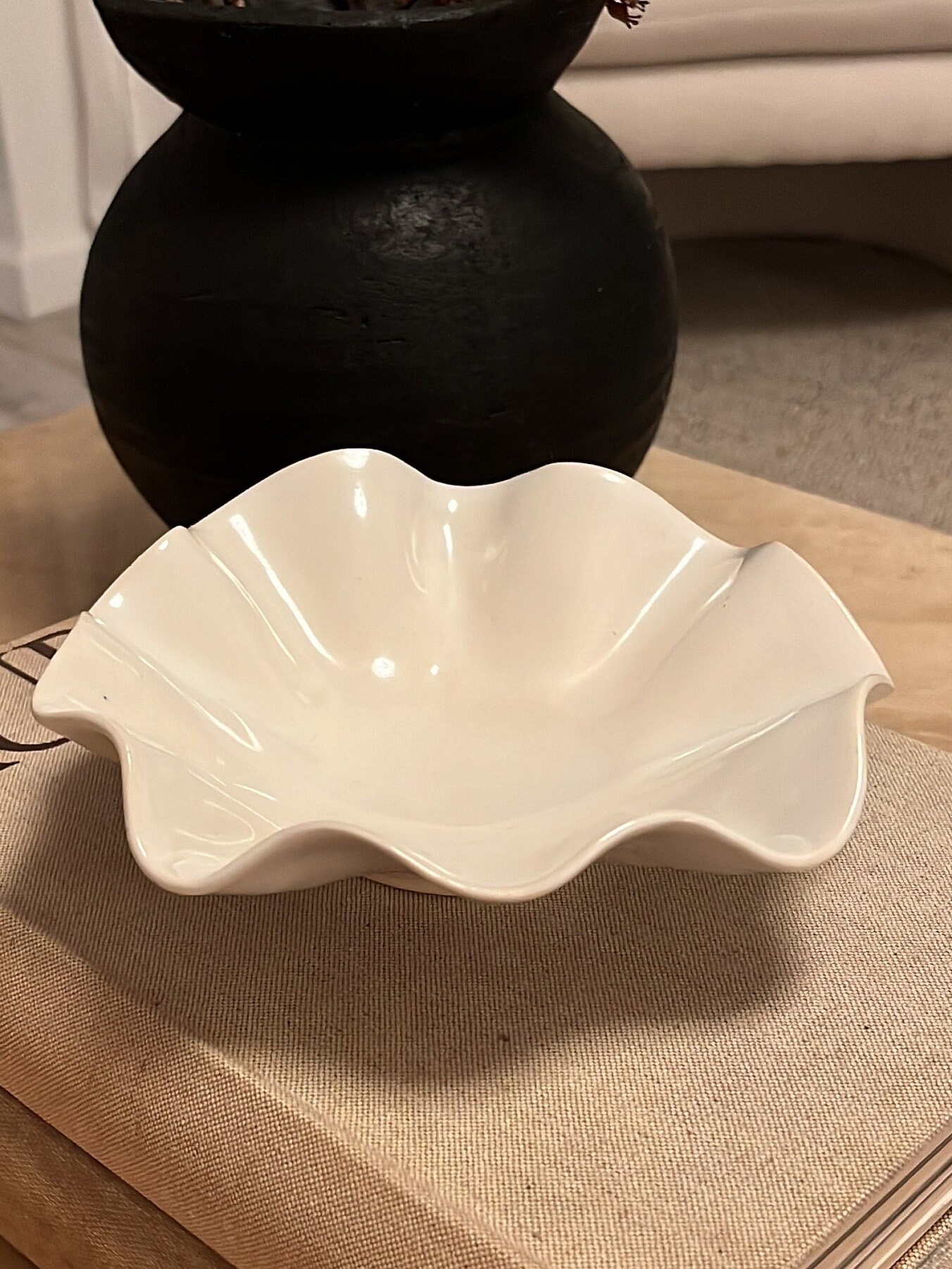 Custom Organic Ruffle Bowl - Medium - Etsy