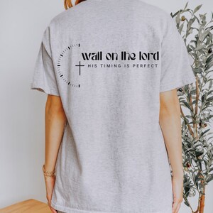 Wait on the Lord Svg, His Timing Svg, Inspirational Svg, Bible Svg ...