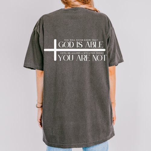 God is Able Svg, Corinthians 6 Svg, Inspirational Svg, Bible Svg, Jesus ...