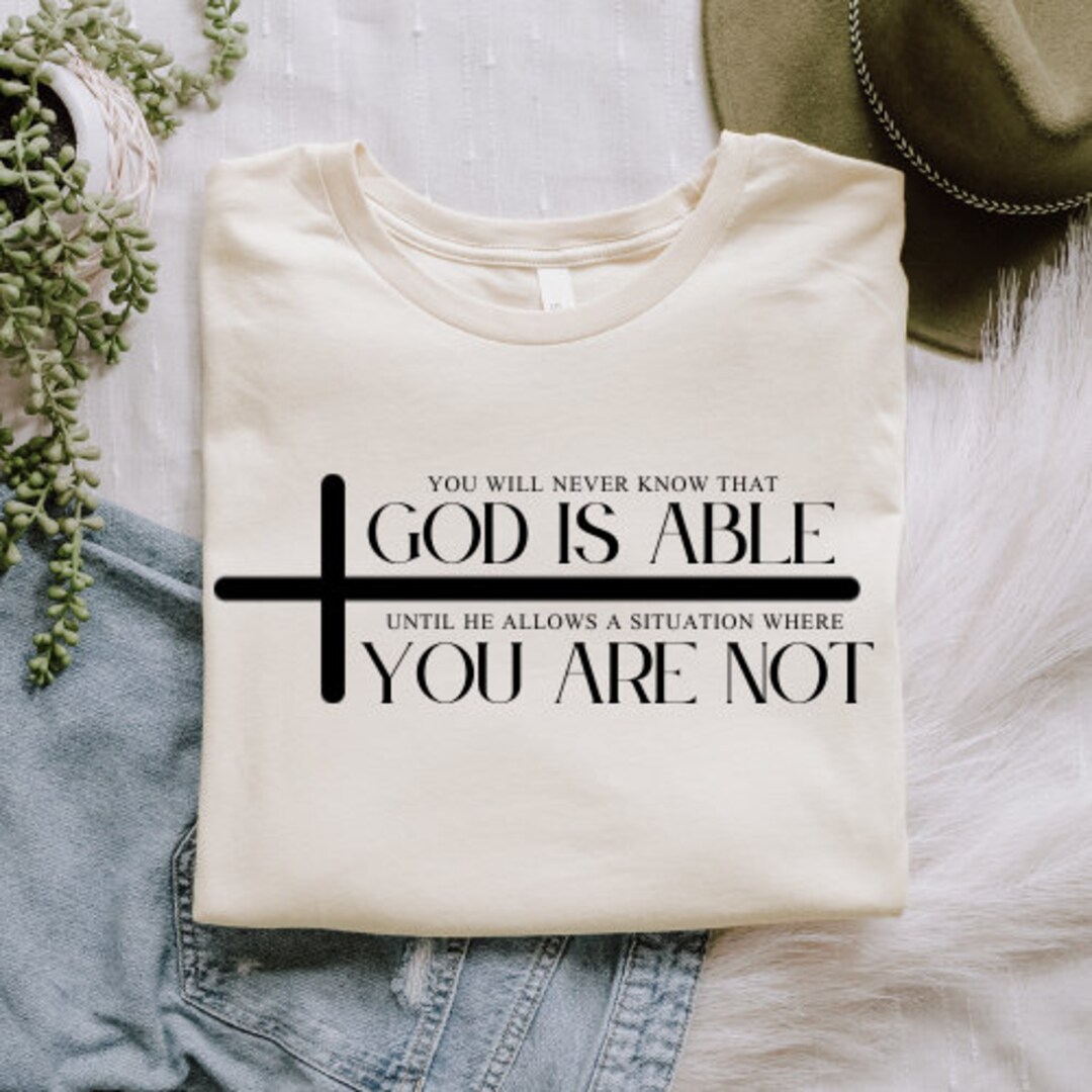God is Able Svg, Corinthians 6 Svg, Inspirational Svg, Bible Svg, Jesus ...