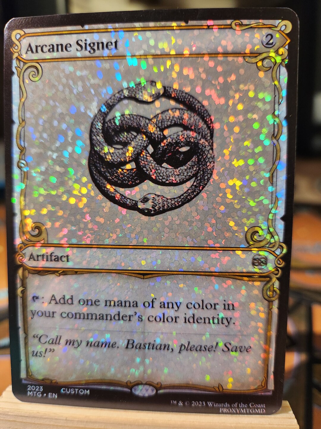 Magic the Gathering Arcane Signet Custom Proxy Auryn From Neverending ...