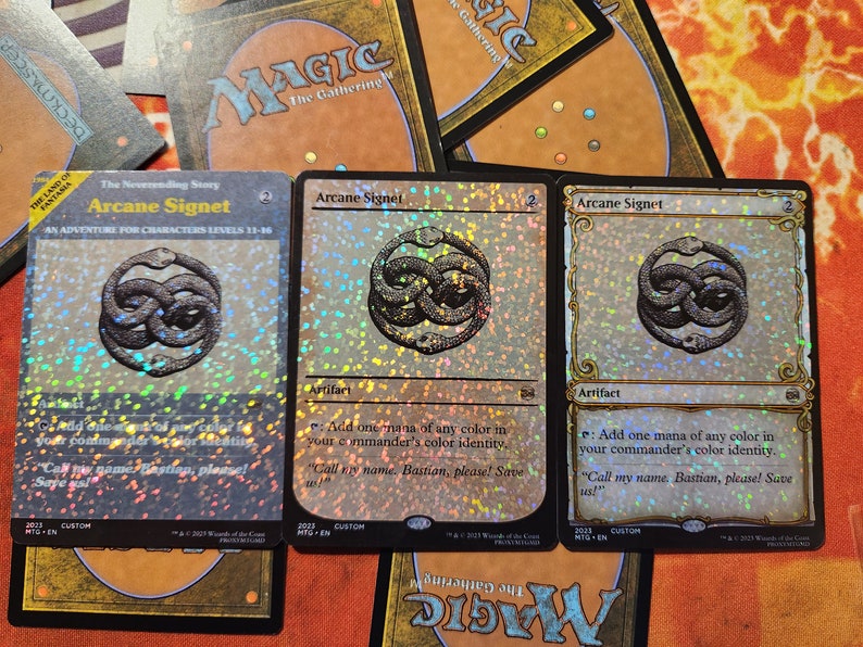 Magic the Gathering Arcane Signet Custom Proxy Auryn From Neverending ...