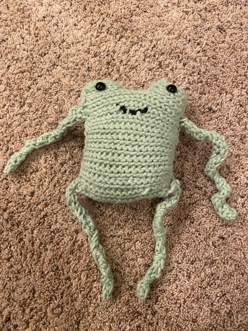 Giant Crochet Leggy Frog - Etsy