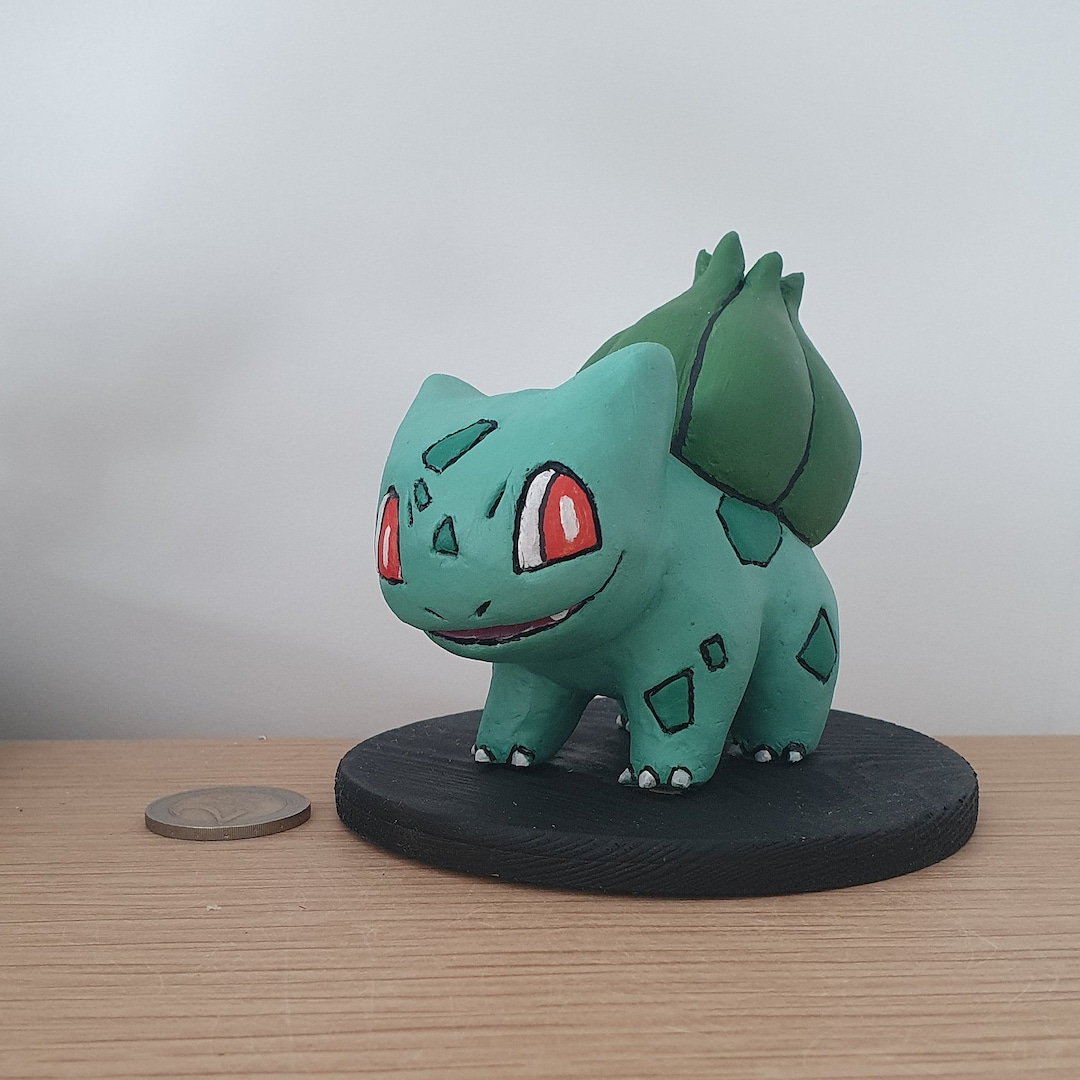 Bulbasaur Figurine bulbazaur Polymer Clay - Etsy