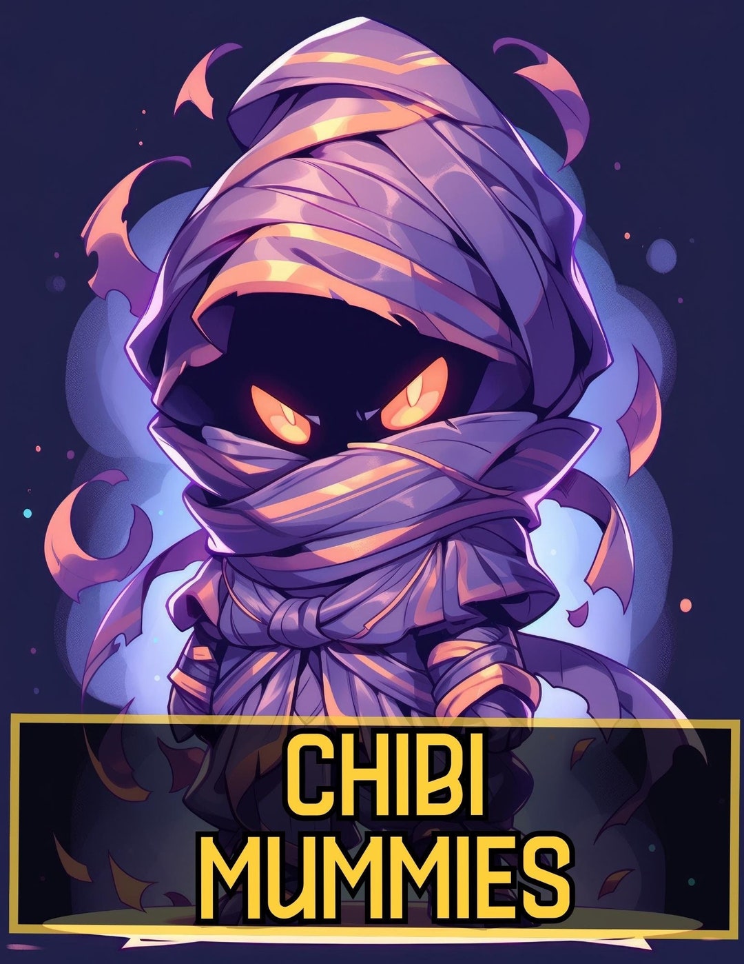 66 Chibi Mummies Coloring Pages. - Etsy UK
