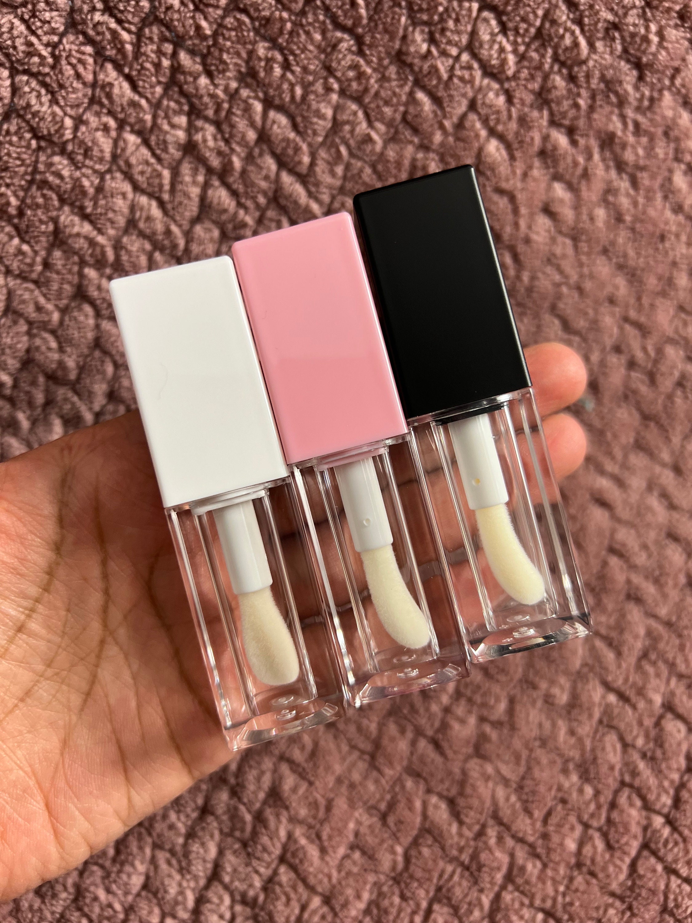 Set of 4 Empty Lip Gloss Tubes With Matching Boxes Lipgloss Tubes 5ml ...