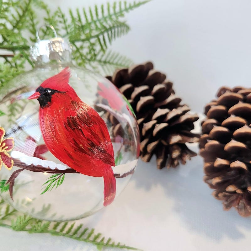 Cardinal Ornament - Etsy