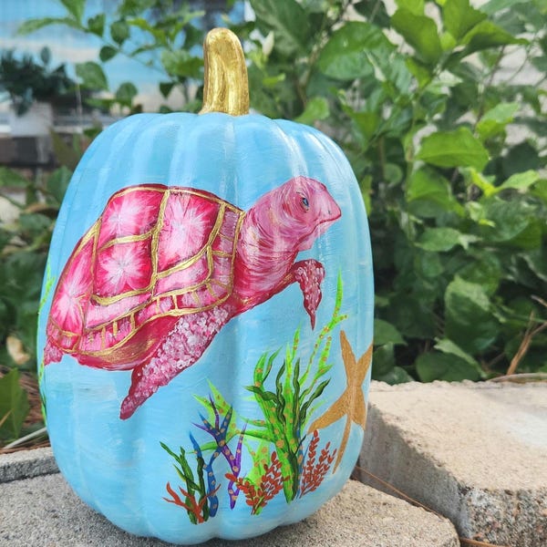 Coastal Pumpkins - Etsy