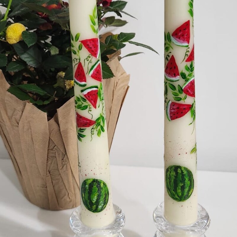 Watermelon Candle - Etsy