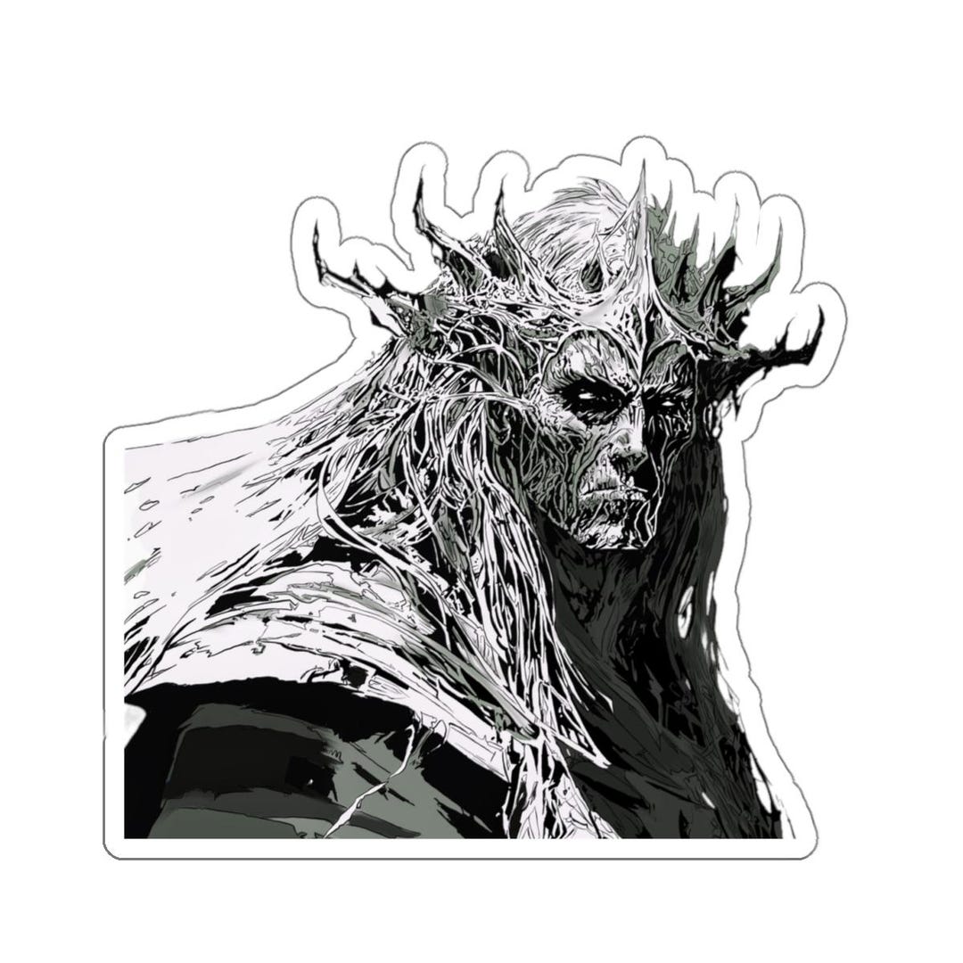 The Sandman Kiss-cut Stickers, Dream King, Ink Drawing Sticker Set ...