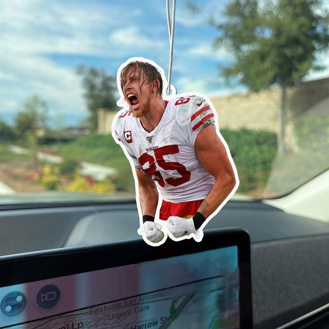 George Kittle Flexing Car Air Freshener / Perfect for Sports Lovers ...