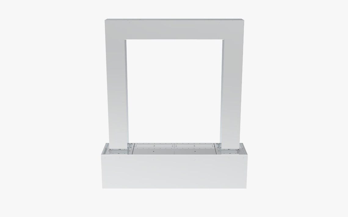 Corten Steel Rainfall Water Feature: Modern Outdoor Fountain, Custom ...