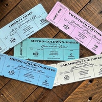 Movie Ticket - Etsy