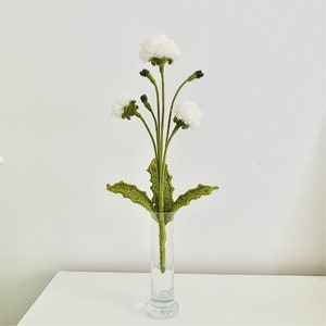 Dandelion Flower Crochet Pattern PDF, Floral Bouquet, Greenery, Floral ...