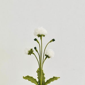 Dandelion Flower Crochet Pattern PDF, Floral Bouquet, Greenery, Floral ...