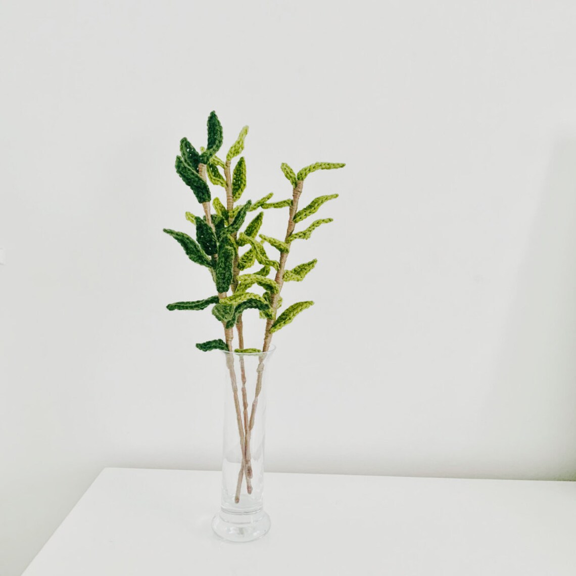 Crochet Willow Leaf Pattern PDF, Leaves, Stem, Plant Crochet - Etsy