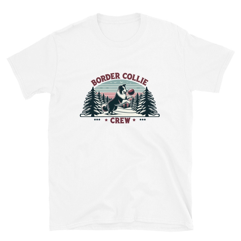 Border Collie Crew Winter Snowy Themed Unisex Tee Great - Etsy Canada