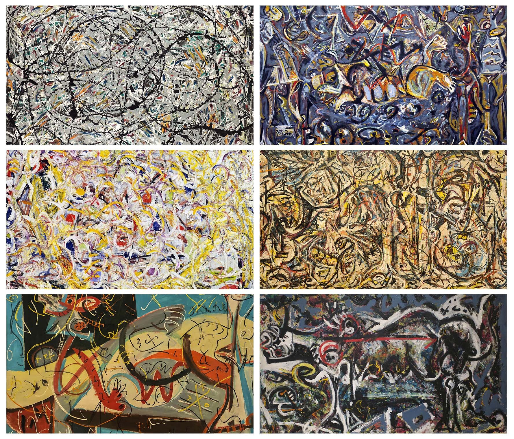 25 Jackson Pollock Art 4k Samsung Frame TV Art Collection, Frame TV ...