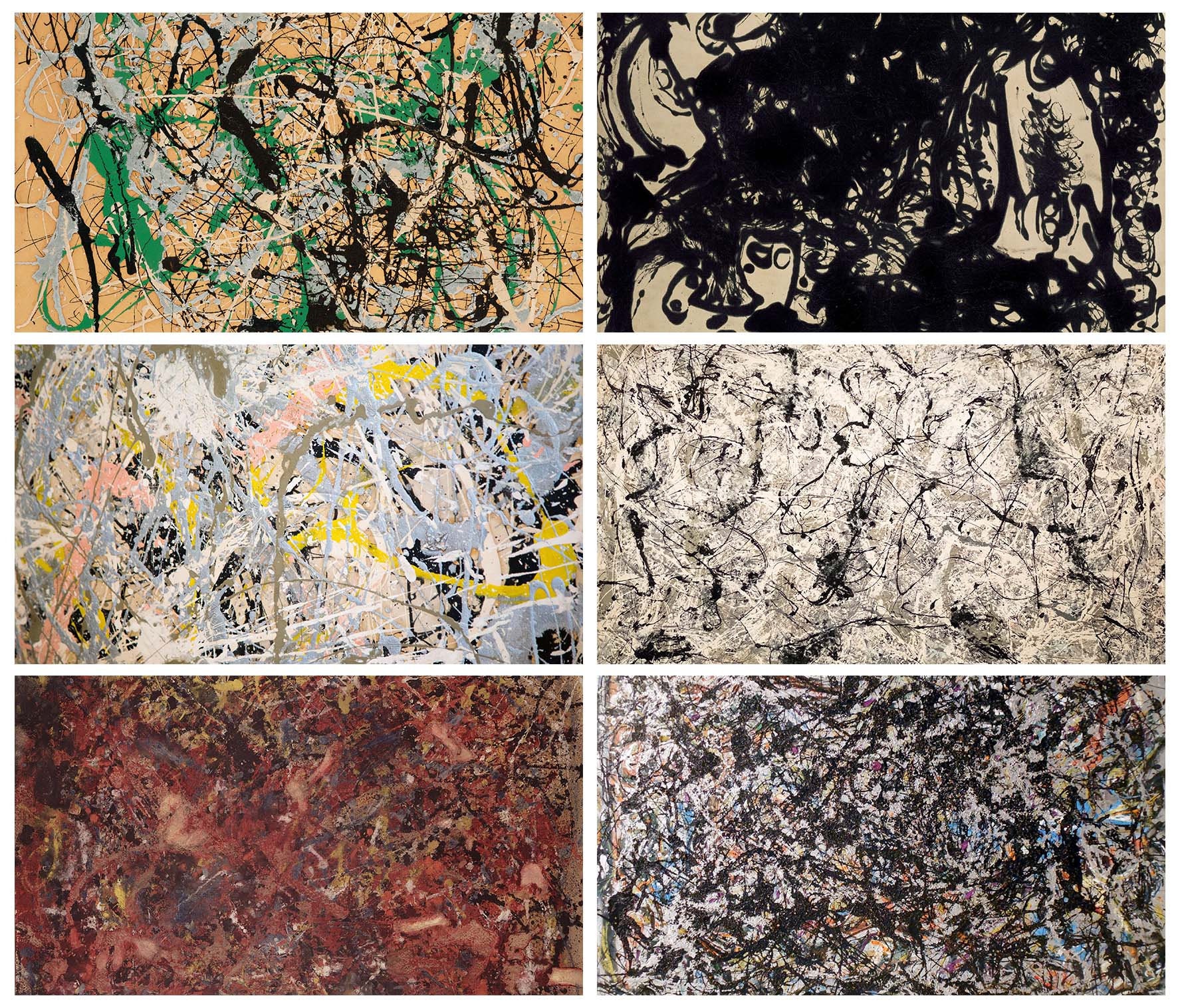 25 Jackson Pollock Art 4k Samsung Frame TV Art Collection, Frame TV ...