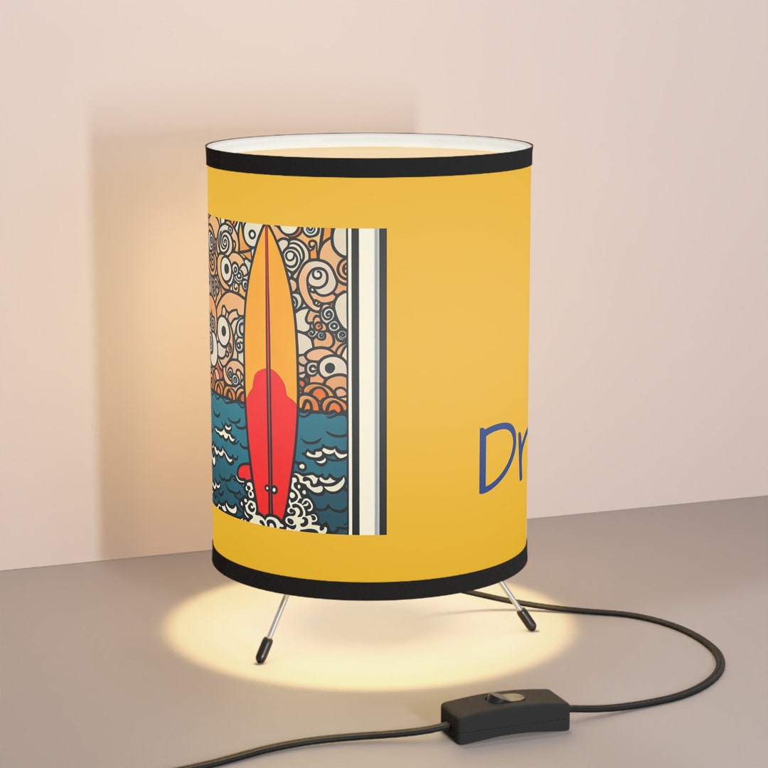 Surfing Dream Lamp - Sweet Dreams Surfer Girl! - Etsy