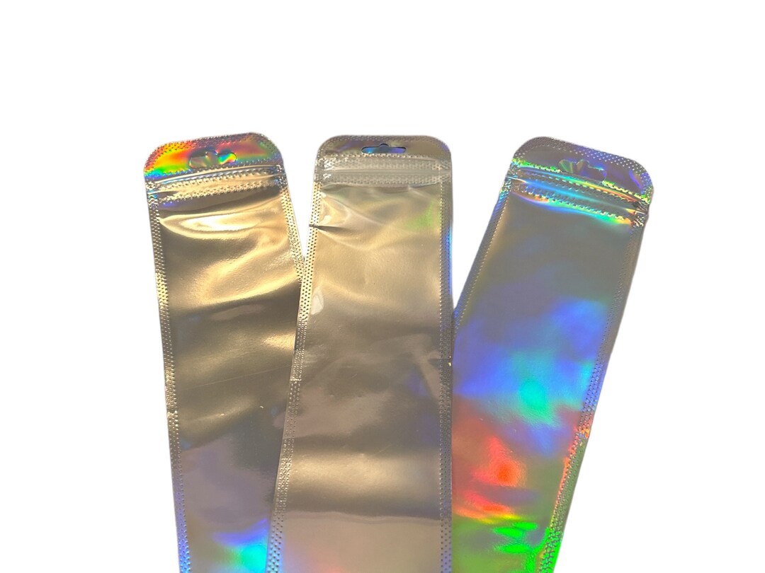 Bag for Bead Pens, 10 Holographic Mylar Bags for Focal Pens and Focal ...