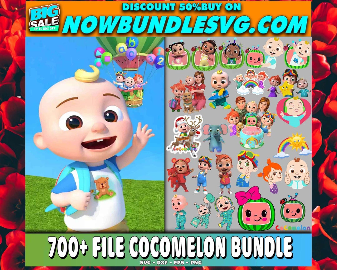 700 File Cocomelon Svg Cocomelon Svg Bundle for Cricut - Etsy